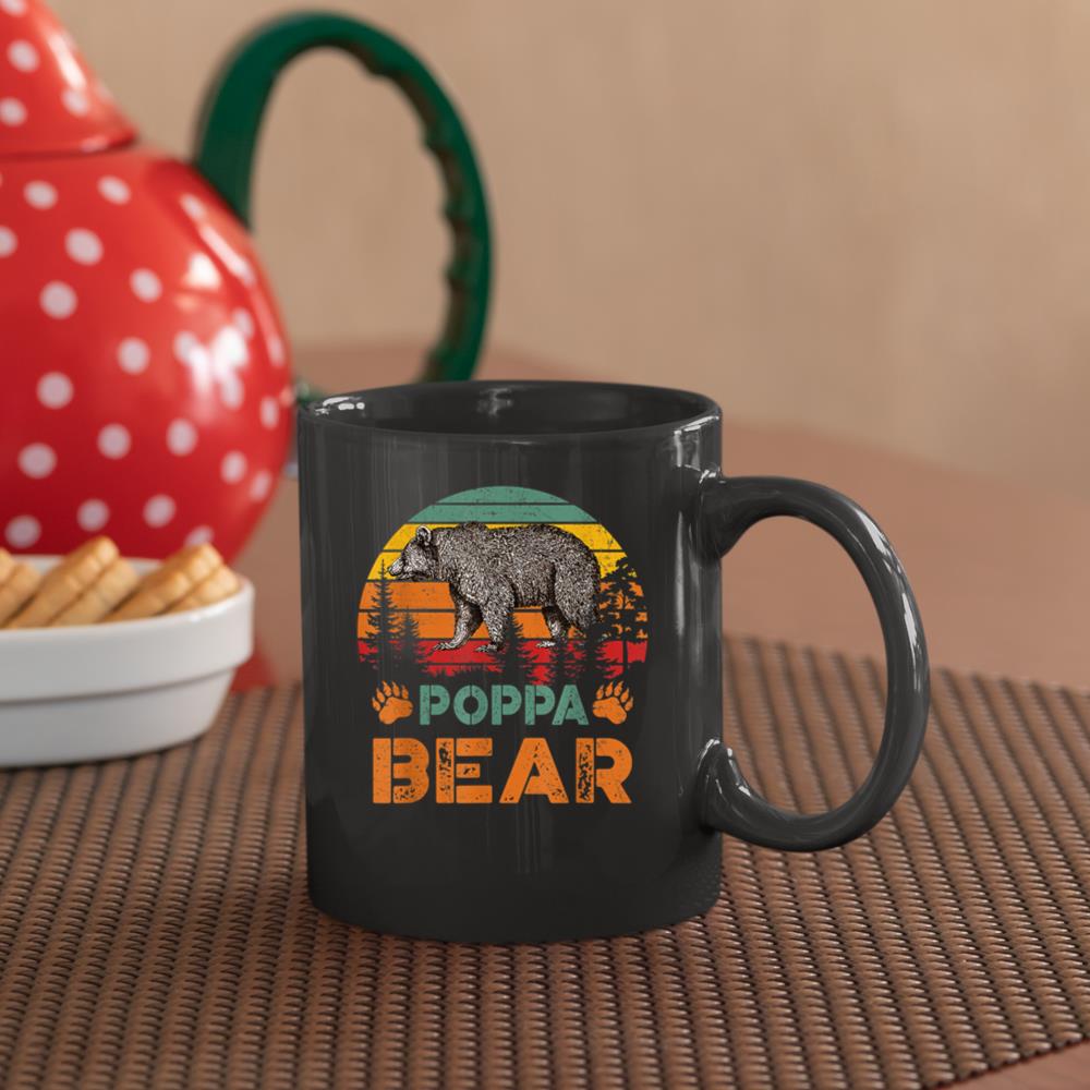 Davidress Mens Vintage Poppa Bear Funny Father'S Day Gift Mug - Davidress