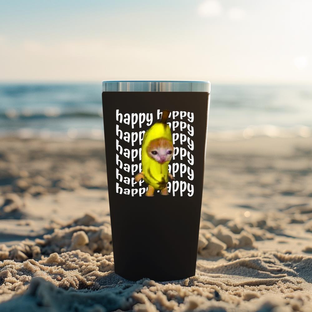 Happy Banana Cat Meme Tumbler - Xanawood.com