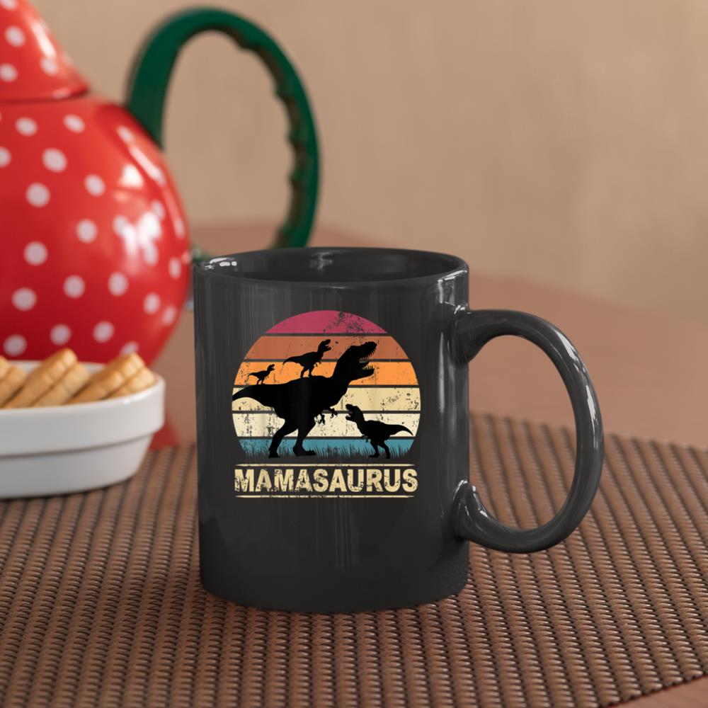Mamasaurus T-Rex Dinosaur Dino Triplet - Mom with three Kids - Top5Lab