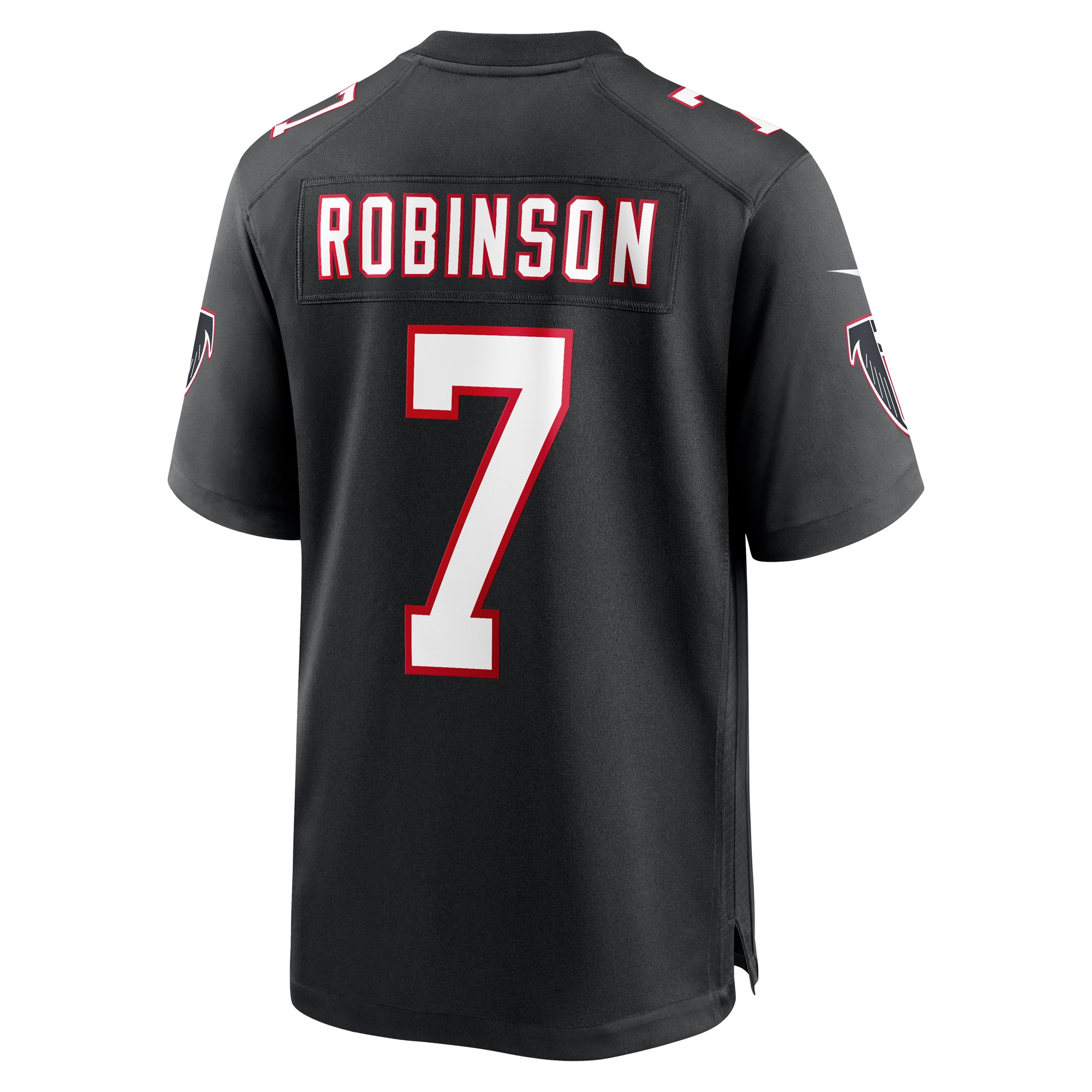 Men's Atlanta Falcons Bijan Robinson Nike Black Throwback Game NFL ...