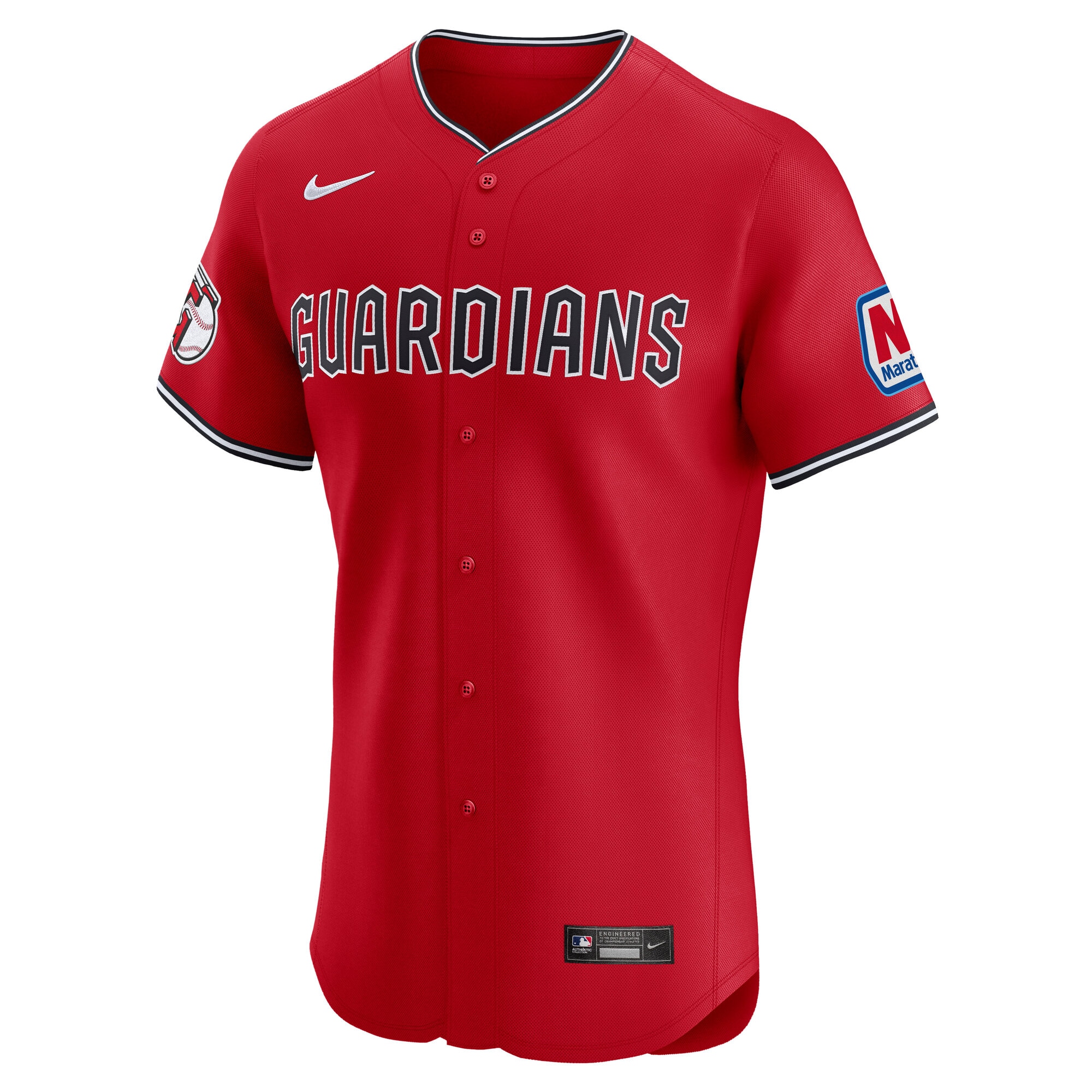 Men's Cleveland Guardians Red Alternate Elite Jersey - JS203 - Onesimpler Store