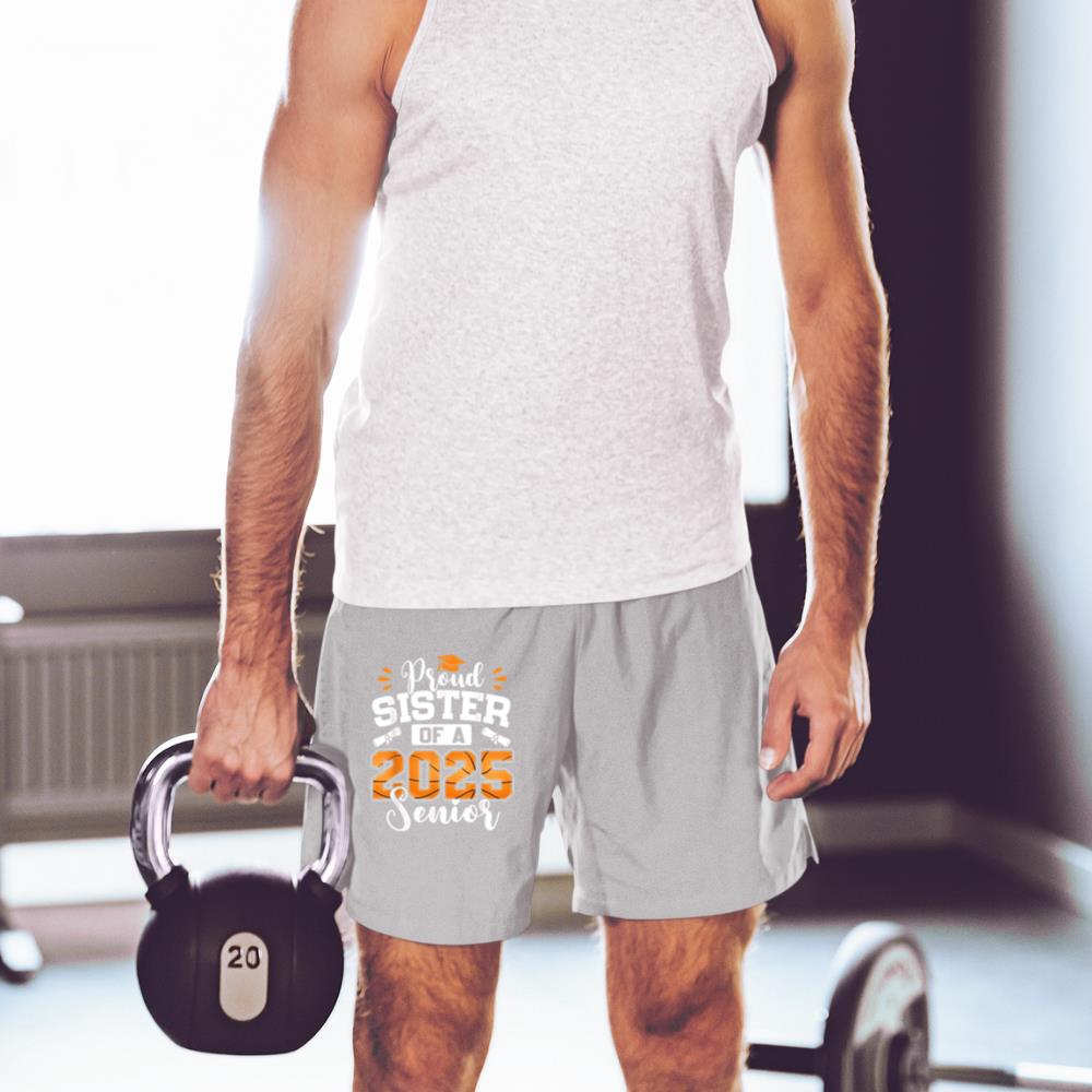 Proud Sister Of A 2025 Senior Basketball Graduation Short - Clomic Store