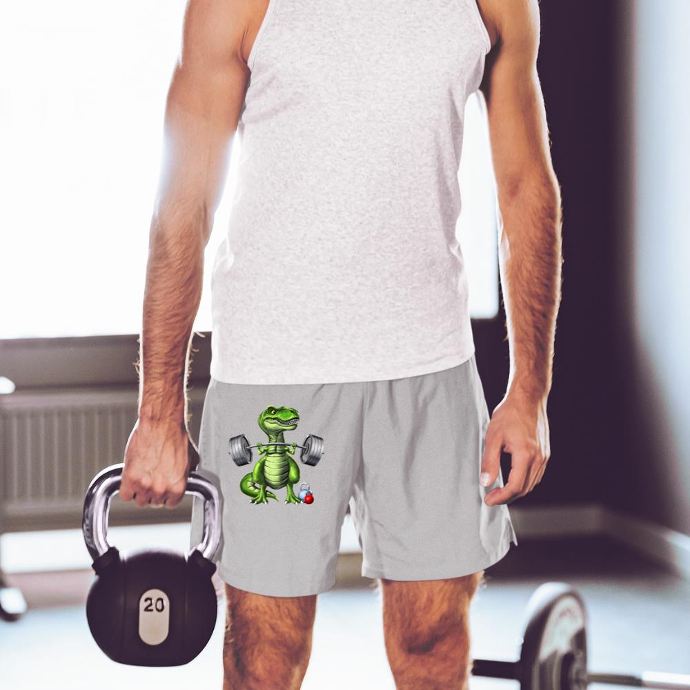 T-Rex Dinosaur Fitness Gym Workout Weightlifting Short - onesimpler.com